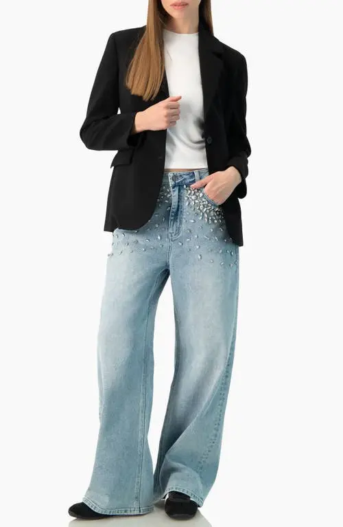 IVONNE Tailored Two-button Power Blazer