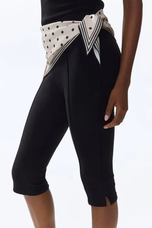 H&m Scarf-detail Capri Leggings