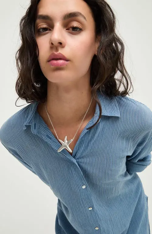 UNODE50 Tone Star Pendant Necklace