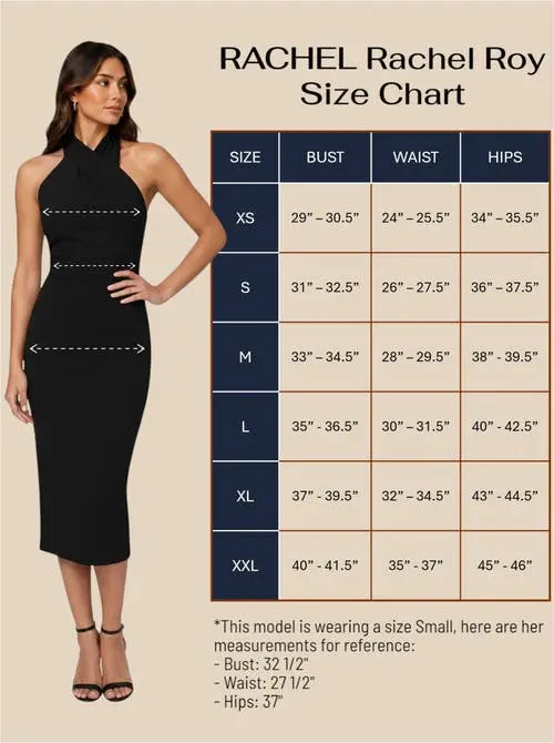 Rachel Rachel Roy Sequin Halter Neck Midi Dress - Black