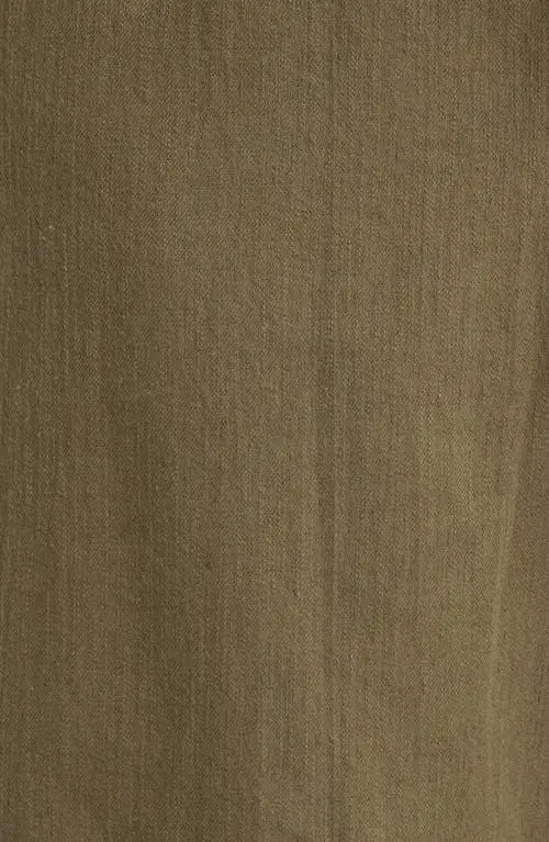 Eileen Fisher Organic Cotton & Organic Linen Straight Leg Drawstring Pants