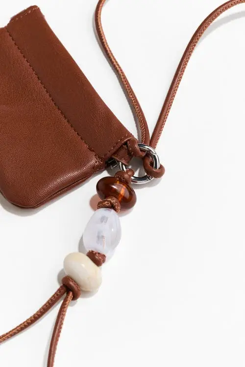 H&m Mini Crossbody Bag With Beaded Charm