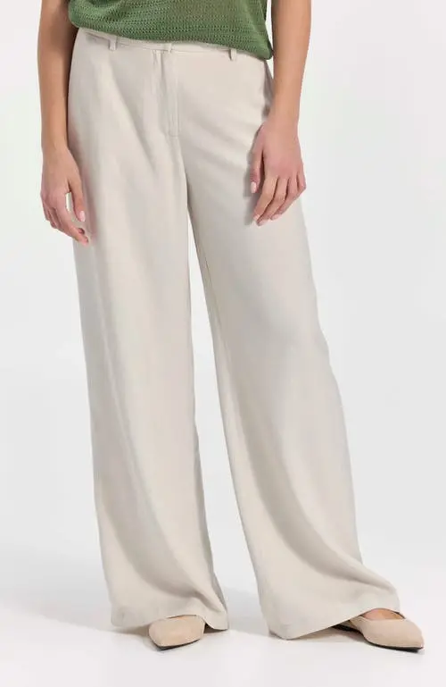 Ronen Chen Straight Wide-leg Pants - Stone