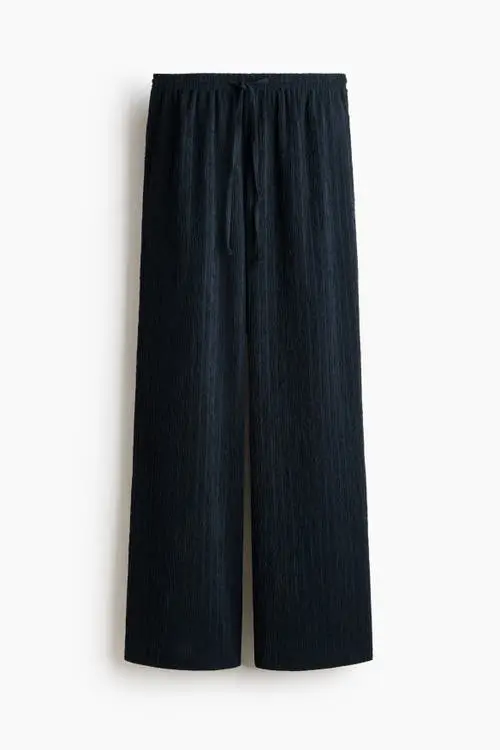 H&m Crinkled Drawstring Trousers