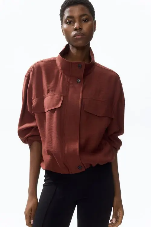 H&m Funnel-collar Jacket