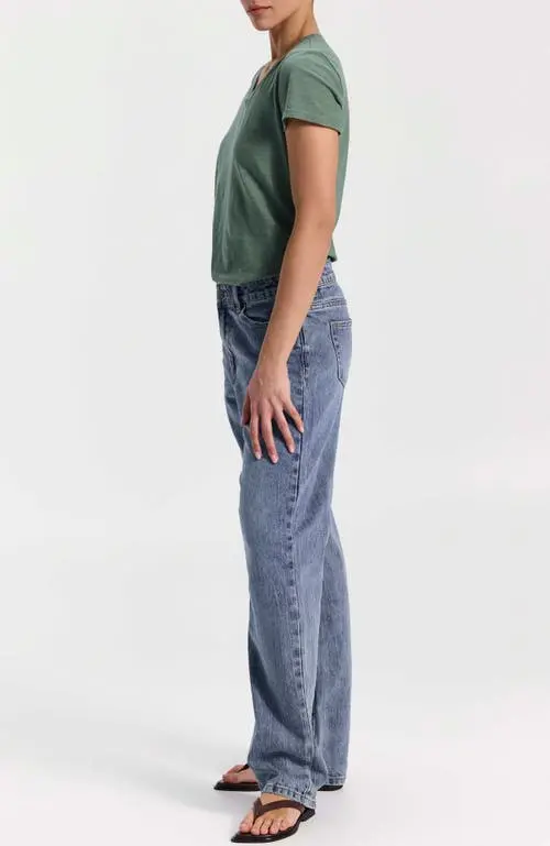 Ronen Chen Mid-rise Relaxed Straight-leg Jeans