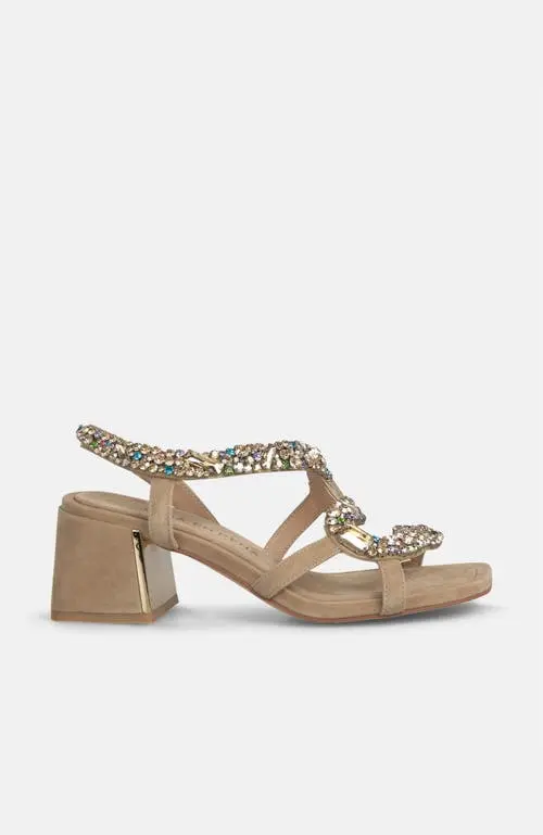 ALMA EN PENA Snake Heel Al - Sand
