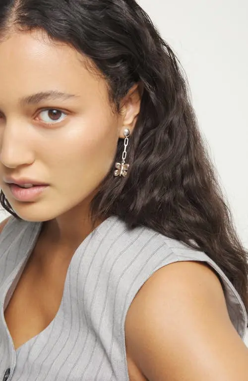 UNODE50 Long Butterfly Earrings