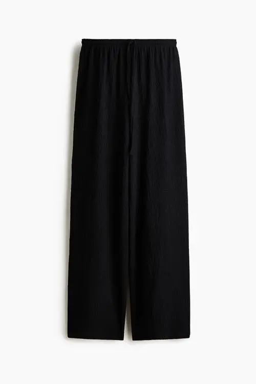 H&m Textured Drawstring Trousers