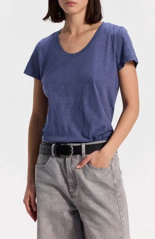 Ronen Chen Cotton T-shirt With Crew Neck - Blue