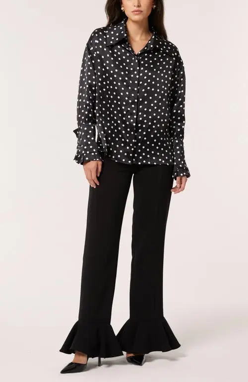SEÑORITA Antonia Silk Dots Blouse