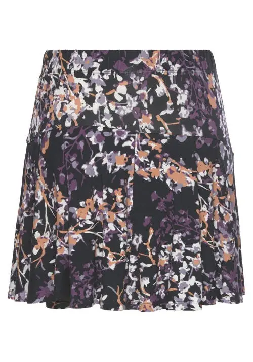 LASCANA Floral Print A-line Skort