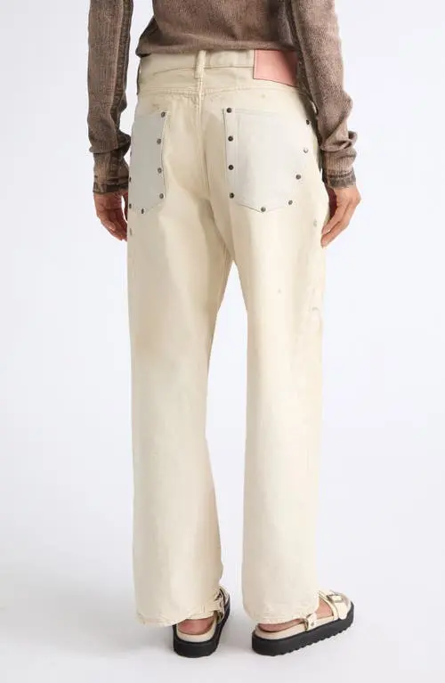 Acne Studios 1981 Cotton Wide Leg Jeans