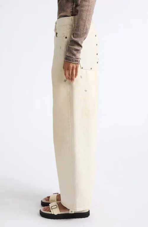 Acne Studios 1981 Cotton Wide Leg Jeans