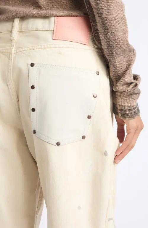 Acne Studios 1981 Cotton Wide Leg Jeans