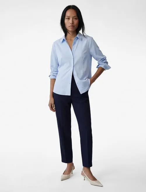 KOTON Slim Fit High Rise Trousers