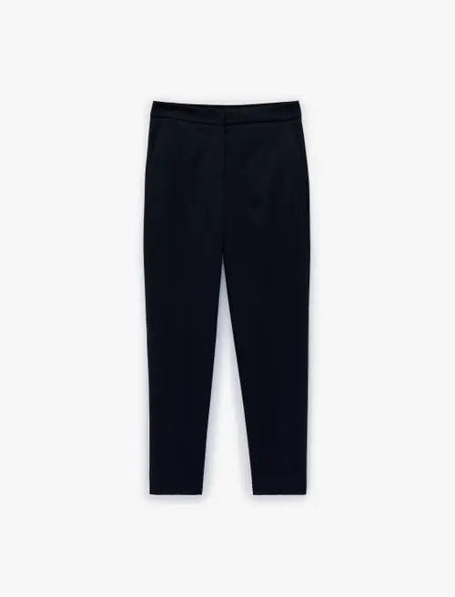 Koton Slim Fit High Rise Trousers