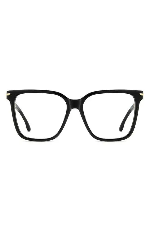 Victoria Beckham Square Frame Eyeglasses - Black Gold