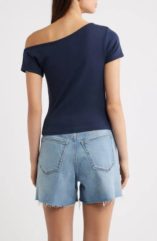 PACSUN Hibiscus Off The Shoulder Graphic Top