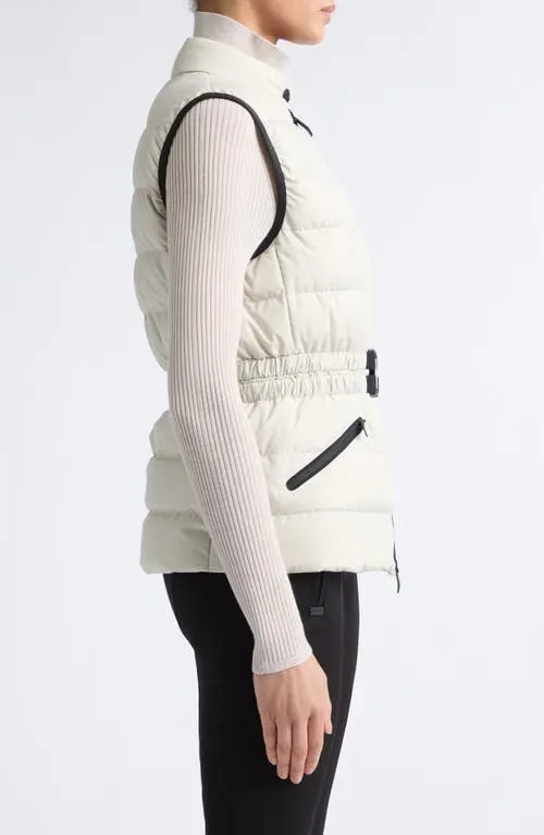 Moncler Puffer Vest With Belted Waist