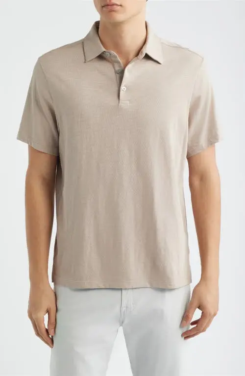 Robert Barakett Brightwood Slub Cotton Polo - String