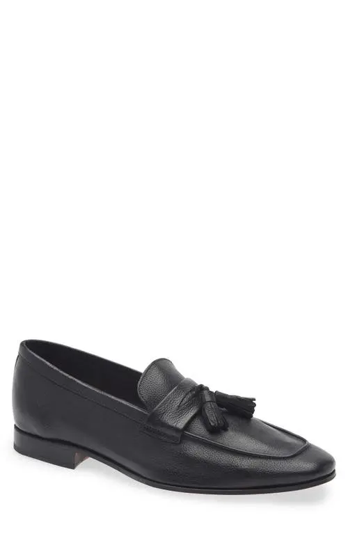 Gentle Souls Guarda Tassel Loafer - Black