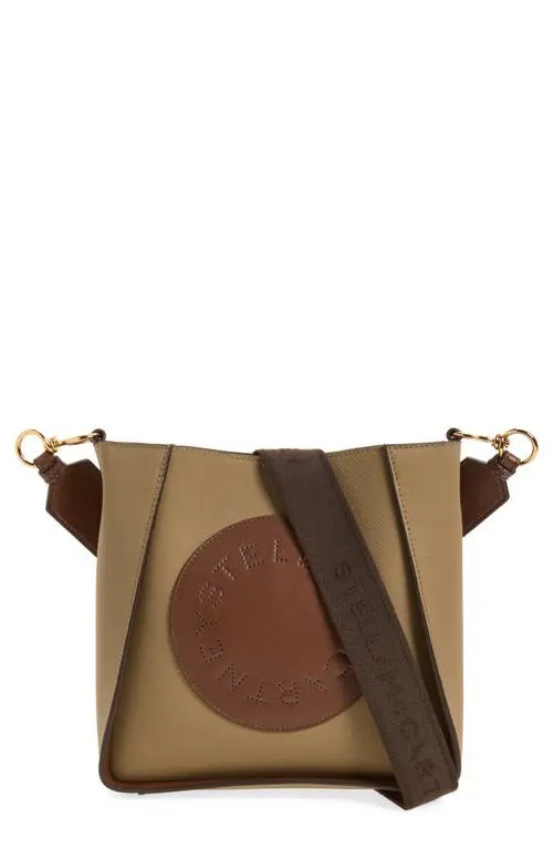 Stella McCartney Logo Square Crossbody Bag - Truffle