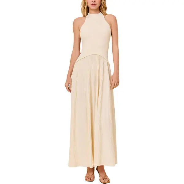Solid & Striped The Isola Ribbed Maxi Dress - Brule