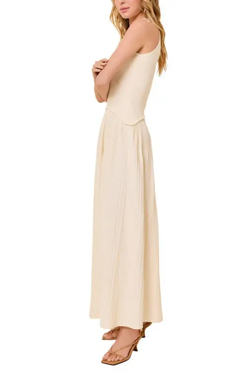 Solid & Striped The Isola Ribbed Maxi Dress - Brule