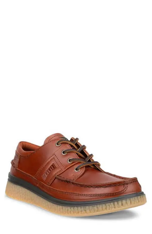 Ecco Walker 3.0 Waterproof Leather Lace-up Sneakers - Cognac
