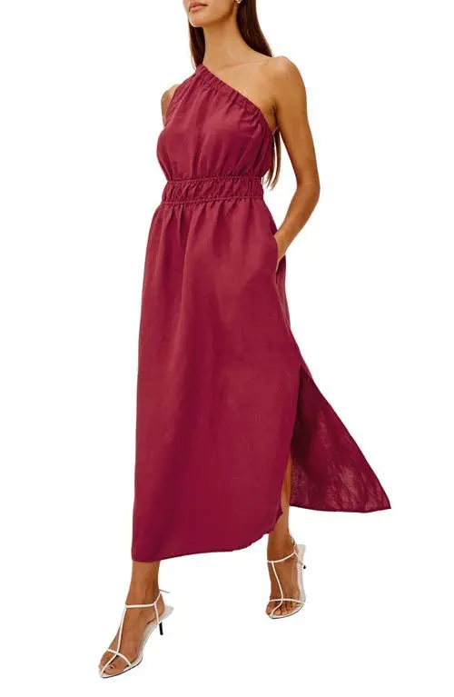 Rails Selani One-shoulder Fit & Flare Midi Dress