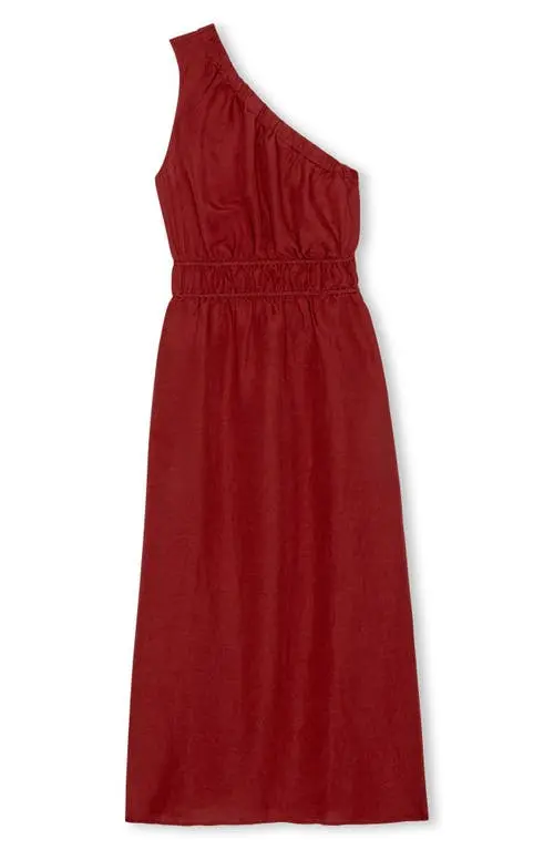 Rails Selani One-shoulder Fit & Flare Midi Dress