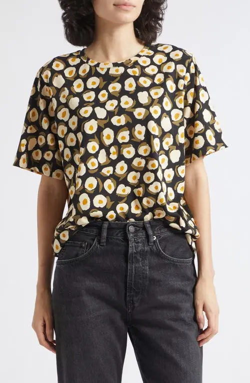 Marimekko Tunnit Pikku Vikuri Print Cotton T-shirt
