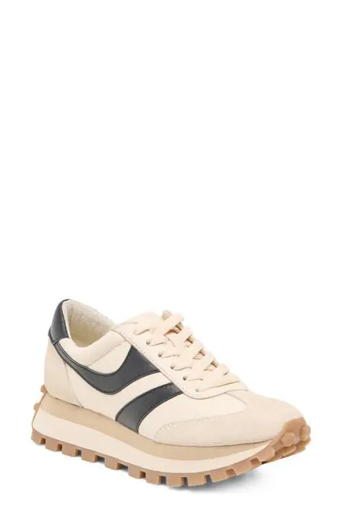 Dolce Vita Tresa Snaker - White/black Leather