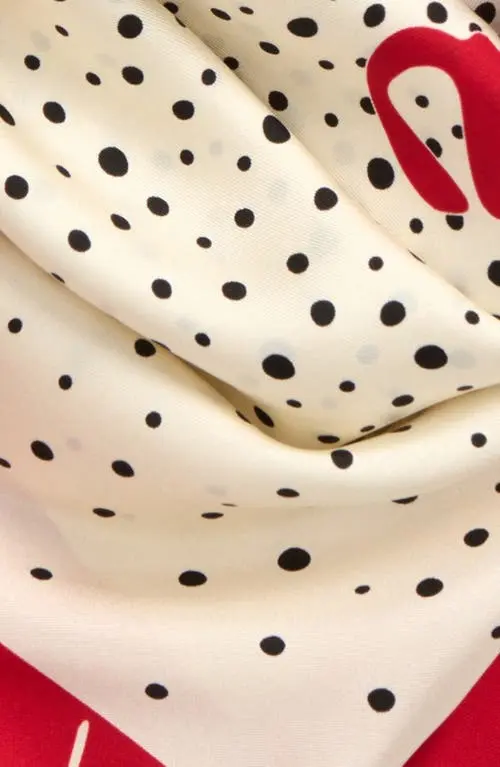Valentino Garavani Little Stars Print Silk Scarf