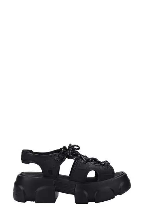 Melissa Camp Platform Sandal - Black