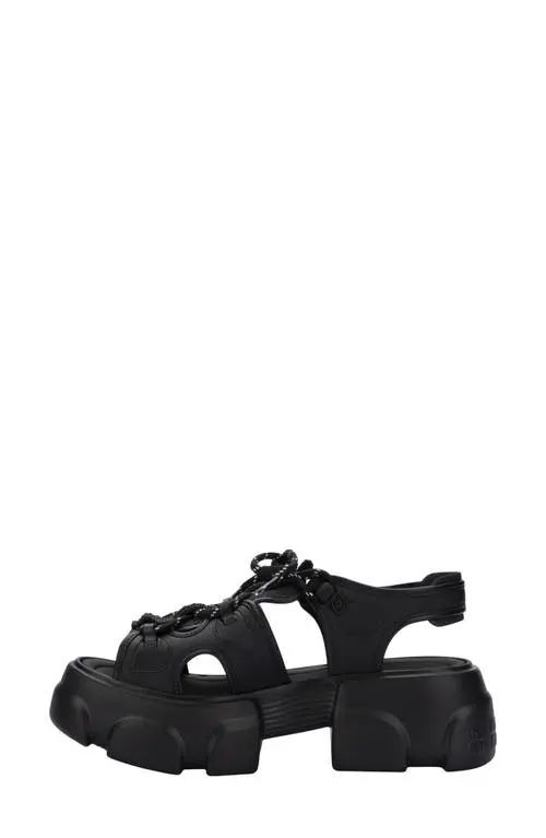 Melissa Camp Platform Sandal - Black