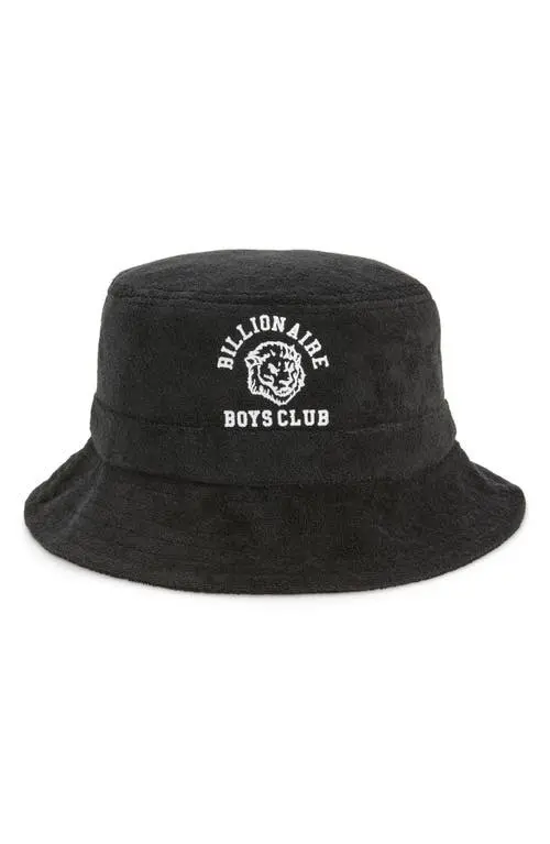BILLIONAIRE BOYS CLUB Terry Cloth Bucket Hat - Black