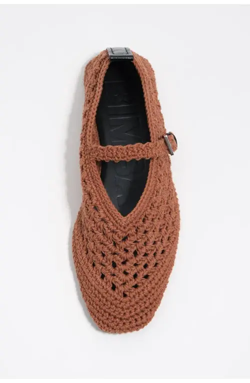 Bimba Y Lola Crochet Flats Ballerina
