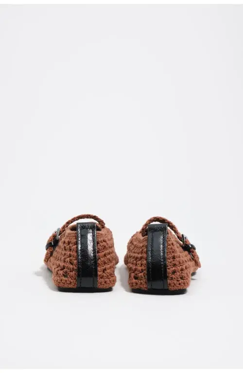 Bimba Y Lola Crochet Flats Ballerina