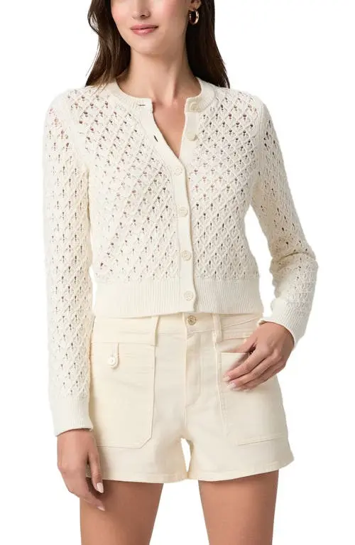 Paige Colma Open Stitch Cardigan - Ivory