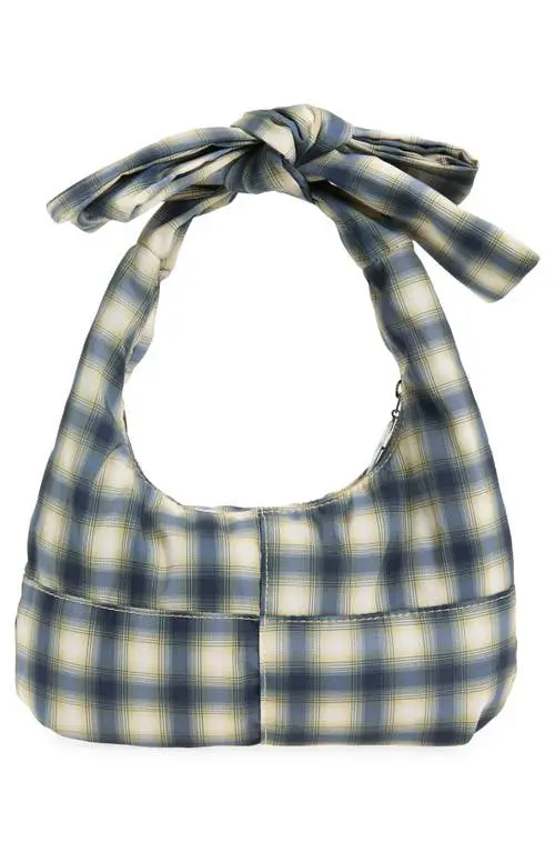 DAMSON MADDER Roo Check Tie Shoulder Bag