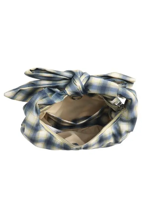 DAMSON MADDER Roo Check Tie Shoulder Bag