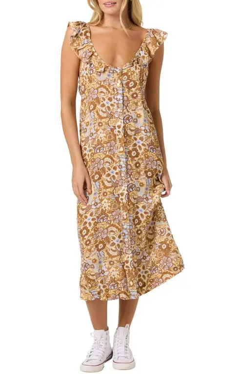 O'Neill Carrington Izabelle Floral Midi Dress