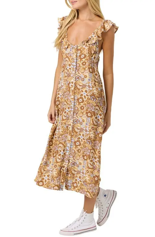 O'Neill Carrington Izabelle Floral Midi Dress