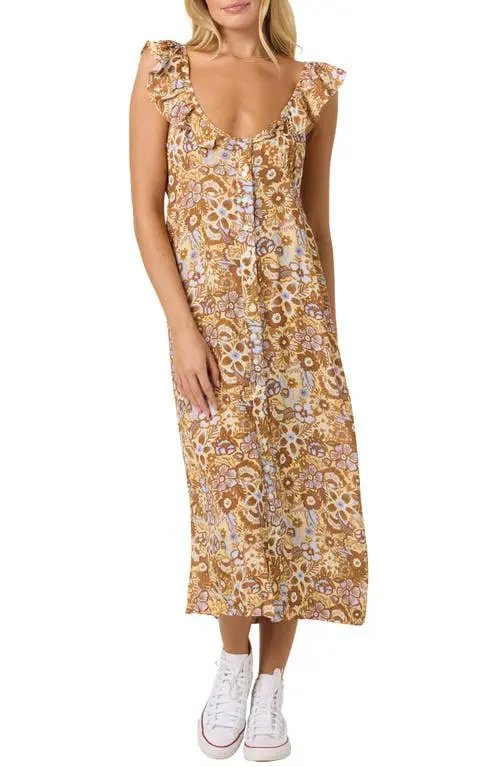 O'Neill Carrington Izabelle Floral Midi Dress
