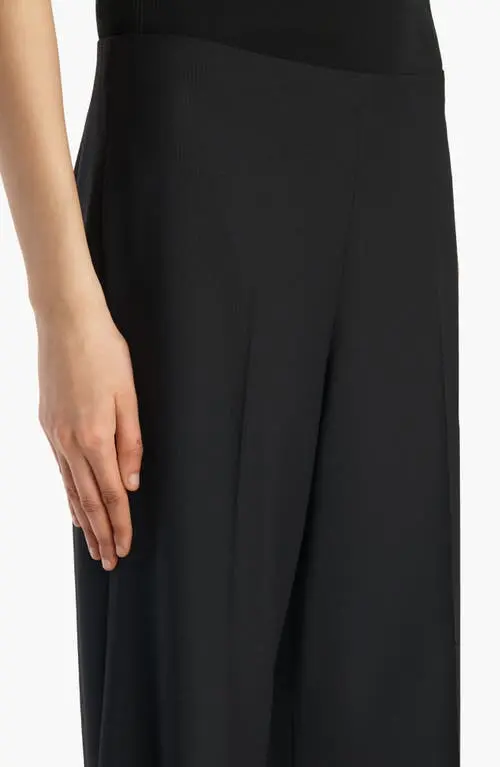 Khaite Walter Virgin Wool Kick Flare Crop Pants