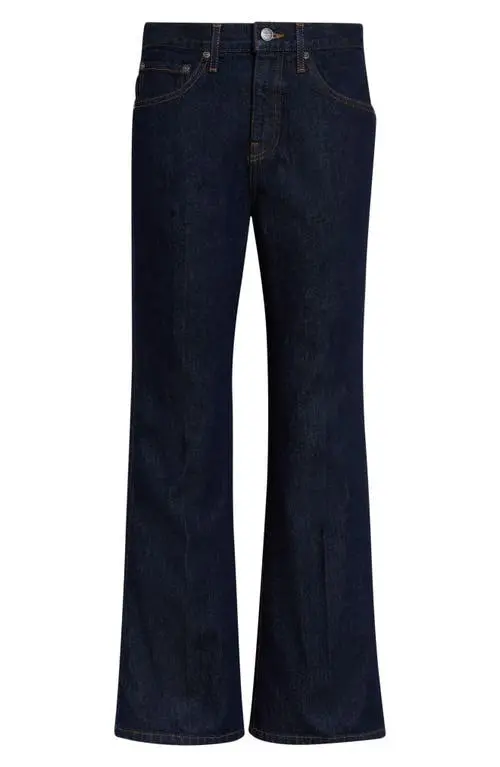 Khaite Clara Crop Flare Leg Jeans - Benson