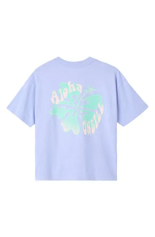 O'Neill Aloha Hibiscus Graphic T-shirt - Blue Jelly