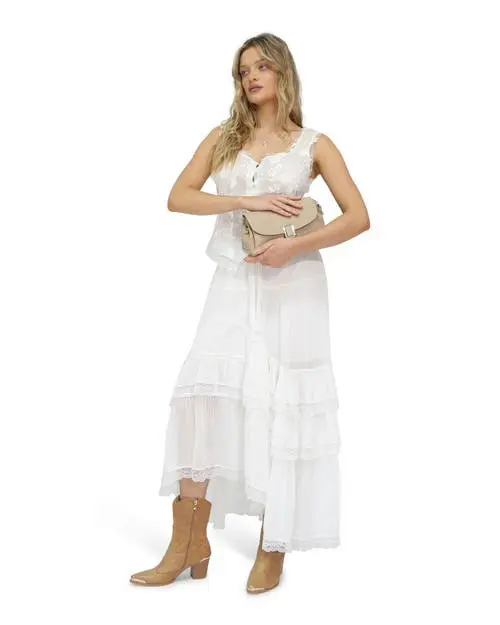 BELLE & BLOOM Wanderlace Ruffle Skirt